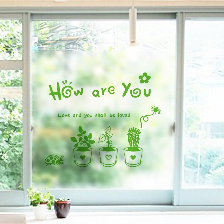 Cam Sticker - Cam Sticker baskıları / Cam Sticker örnekleri